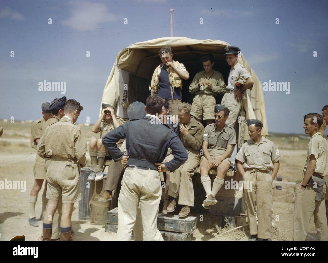 THE ROYAL AIR FORCE IN THE WESTERN DESERT, MAY 1943 - In the back of an ...