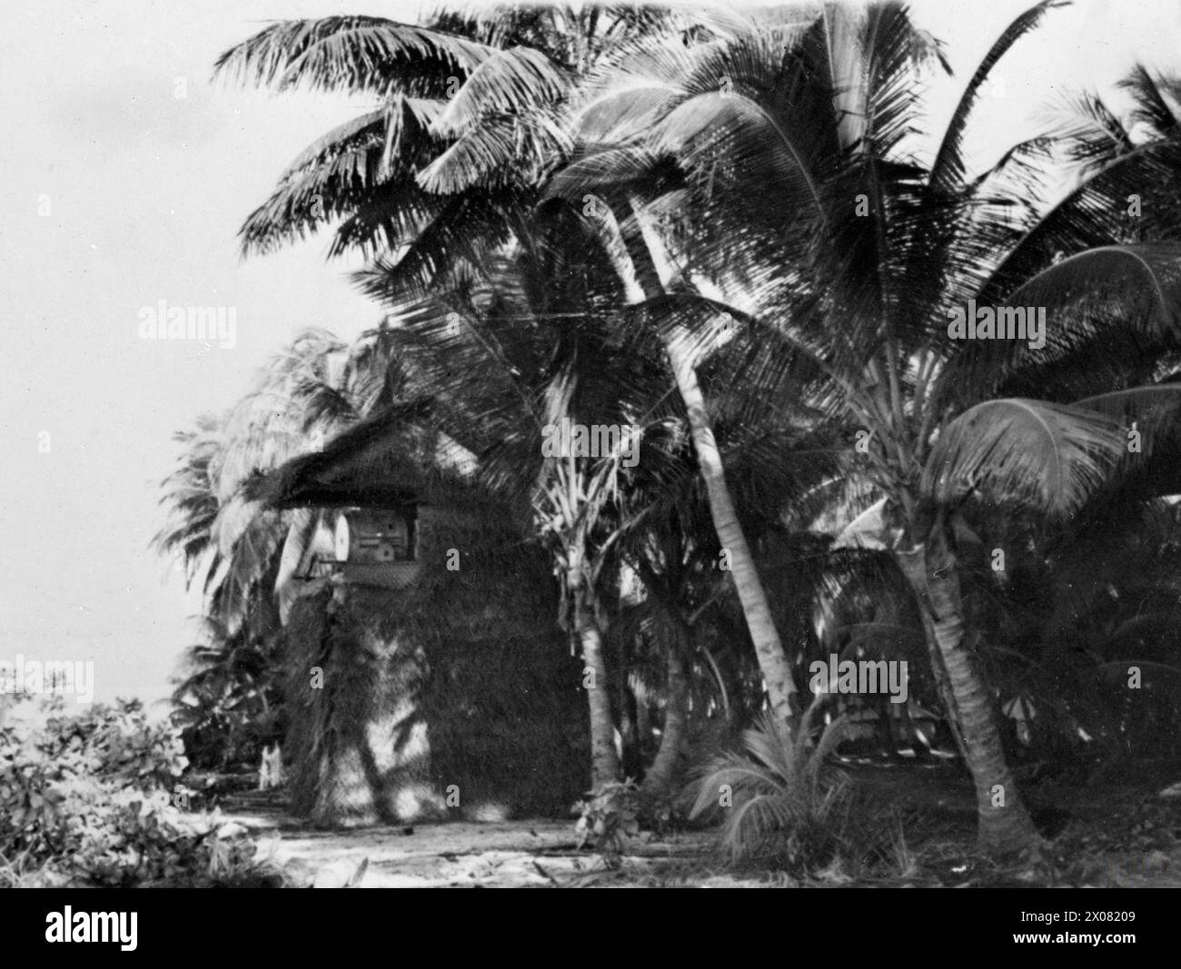 In 1944, Royal Marines fortified a secret tropical anchorage at Addu ...
