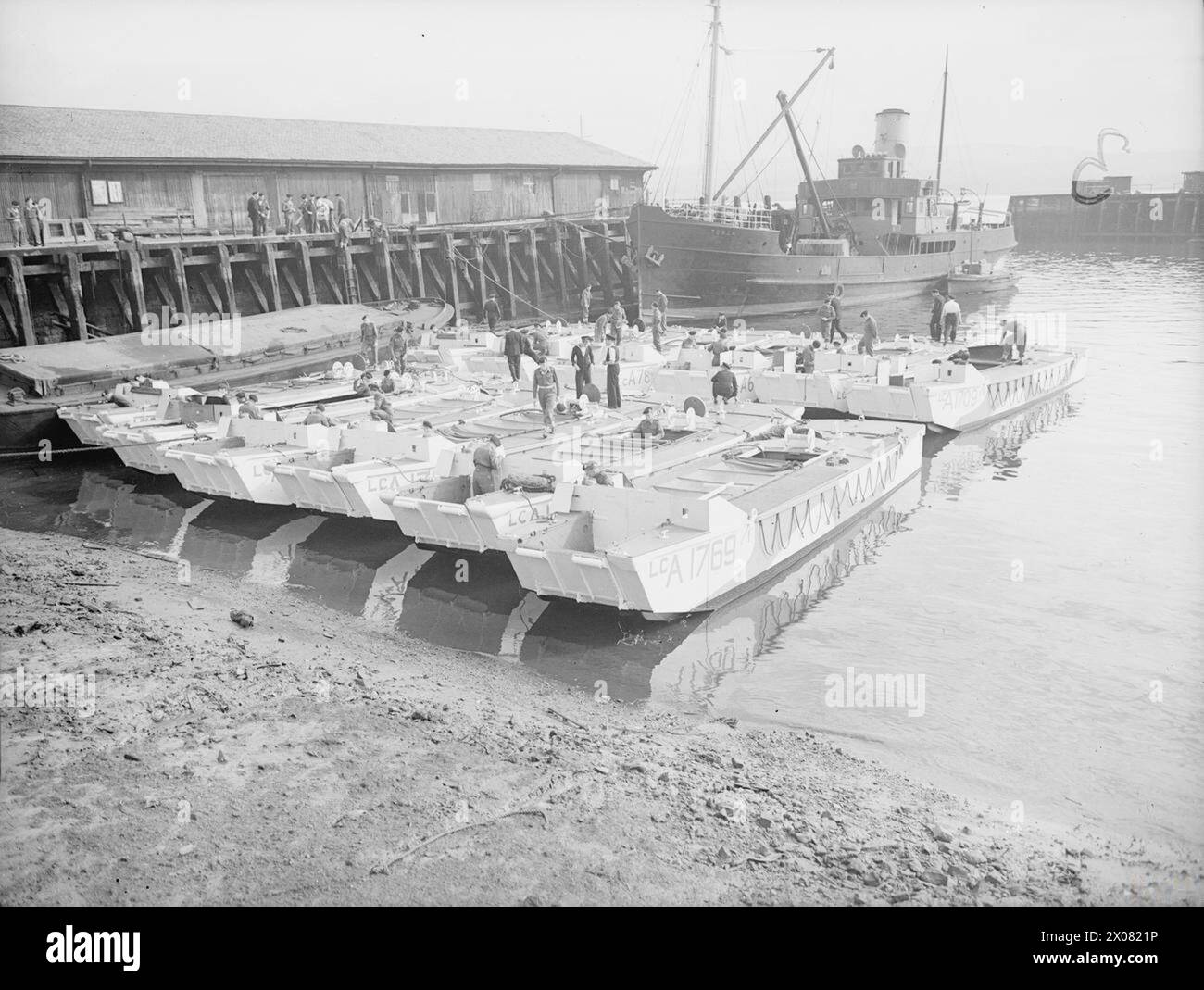 COMBINED OPERATION BASES IN SCOTLAND. JULY 1945, VARIOUS COMBINED ...