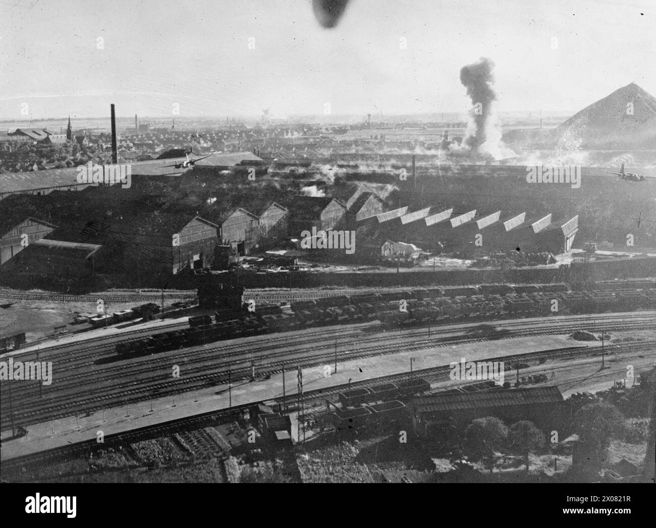 ROYAL AIR FORCE: FIGHTER COMMAND, TACTICAL AIR FORCE, 1943. - Oblique ...