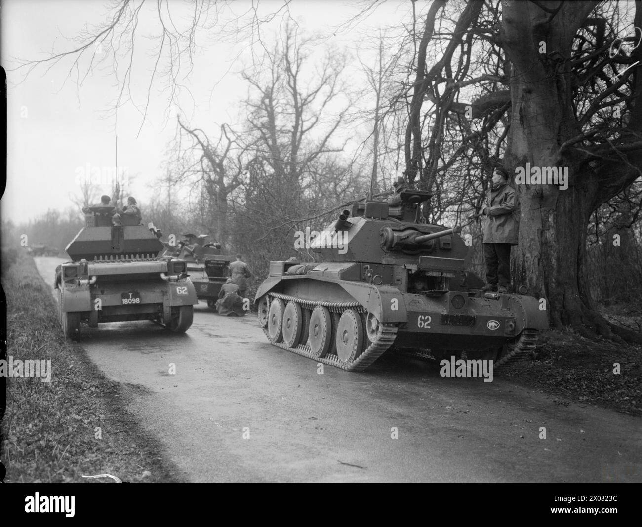 THE BRITISH ARMY IN THE UNITED KINGDOM 1939-45 - Cruiser Mk IVA tanks ...