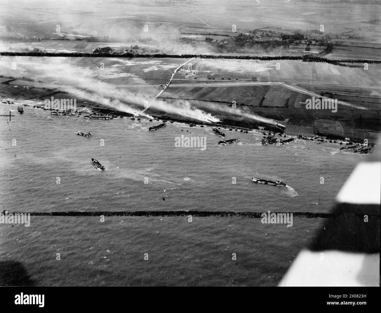On 6 June 1944, British forces landed on King Red and King Green ...
