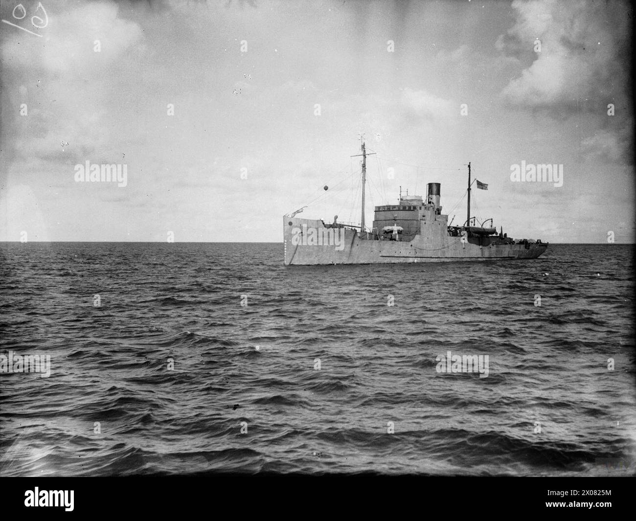 THE ROYAL NAVY DURING THE SECOND WORLD WAR - HMS PC 74 at anchor. PC 74 ...