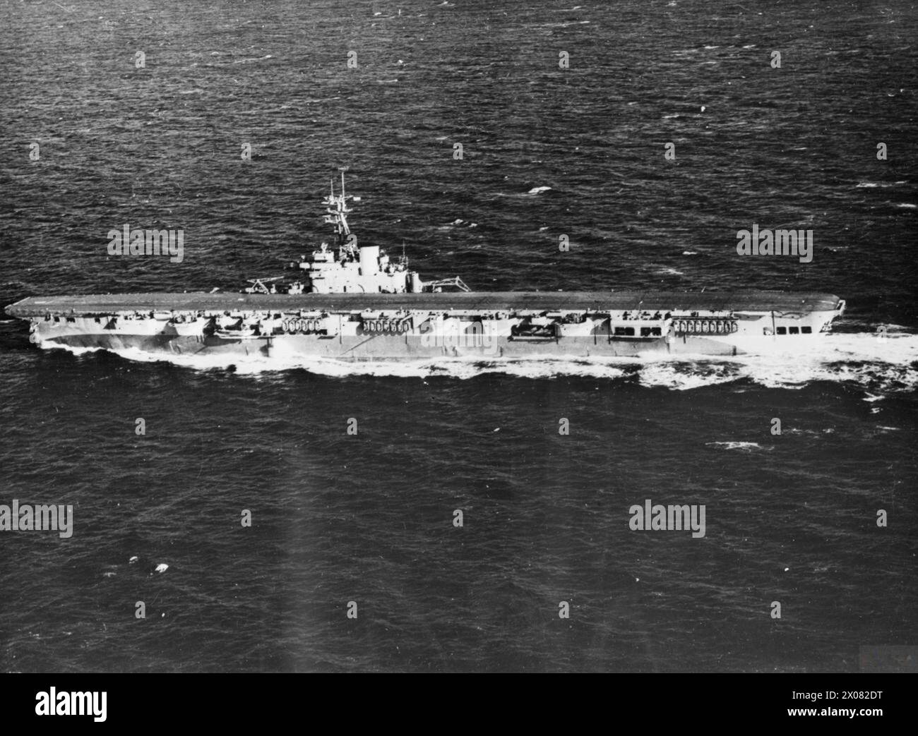 HMS COLOSSUS, LIGHT FLEET CARRIER. FEBRUARY AND MARCH 1945, AT SEA ...