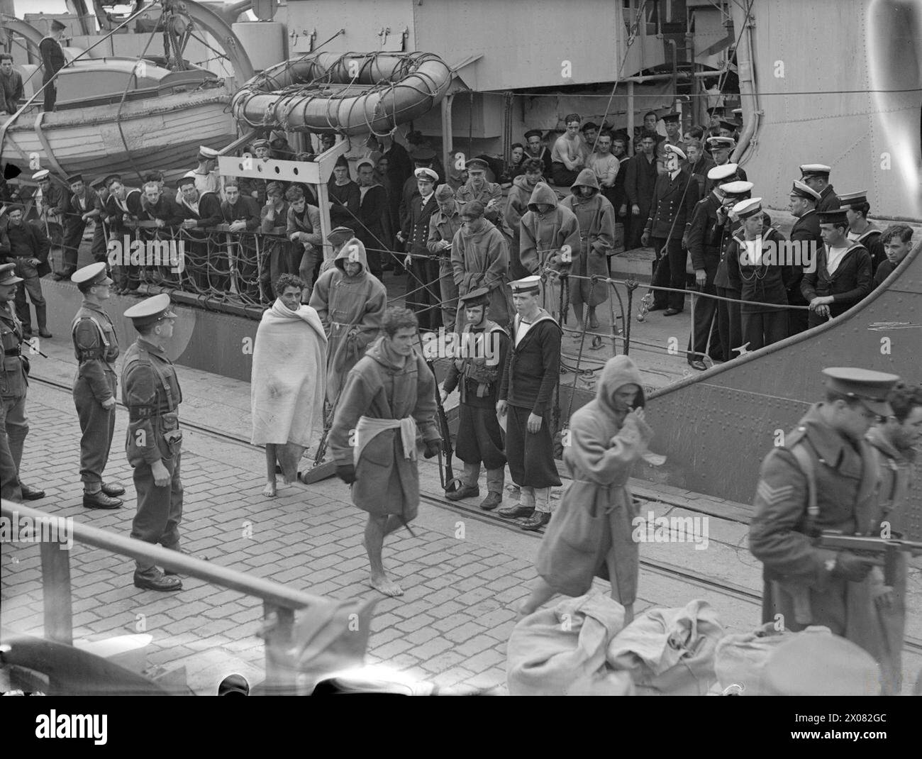 Italian prisoners from boat hi-res stock photography and images - Alamy