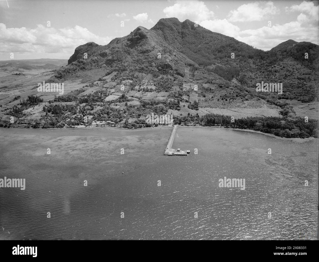 GRAND PORT, MAURITIUS. SEPTEMBER 1942, AERIAL PHOTOGRAPHS OF GRAND PORT ...