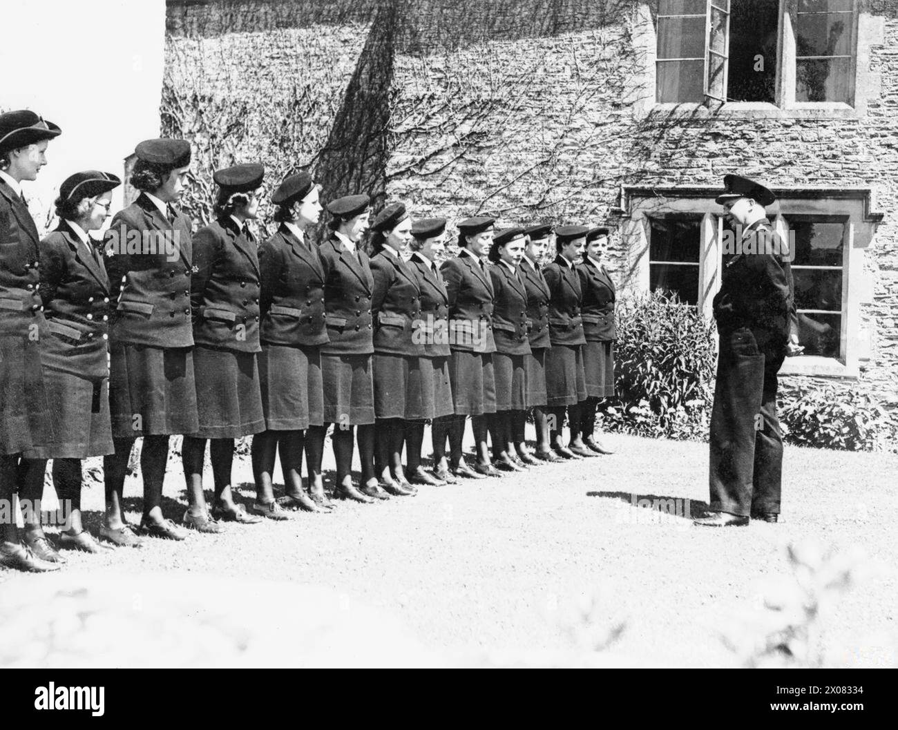 "DEMOB" FAREWELL AT ROYAL NAVAL AIR STATION, HENSTRIDGE, SOMERSET, 18 ...