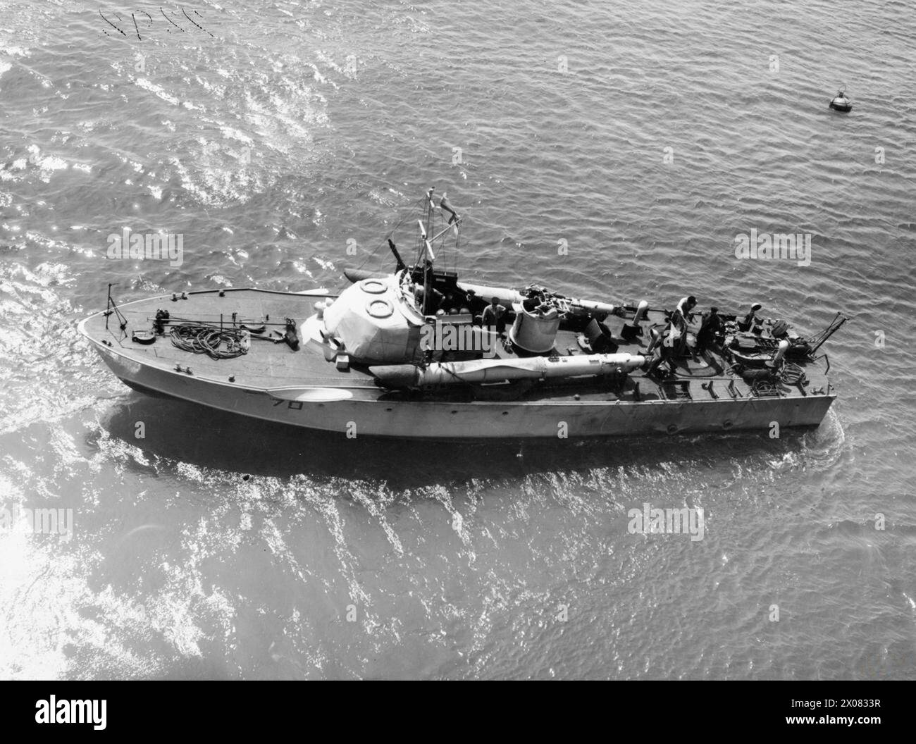 MTB 70 - Underway Royal Navy, MTB 70, Motor Torpedo Boat, (1940 Stock ...