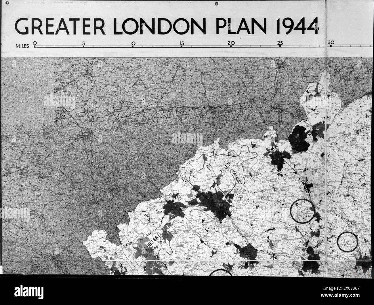 1944 greater london plan hi-res stock photography and images - Alamy