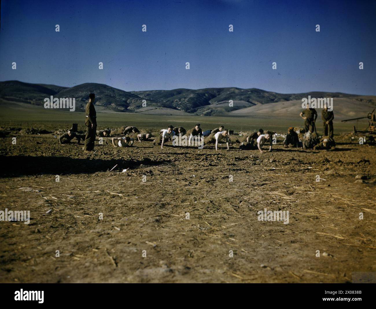In January 1943, men of a British Army reconnaissance company in North ...