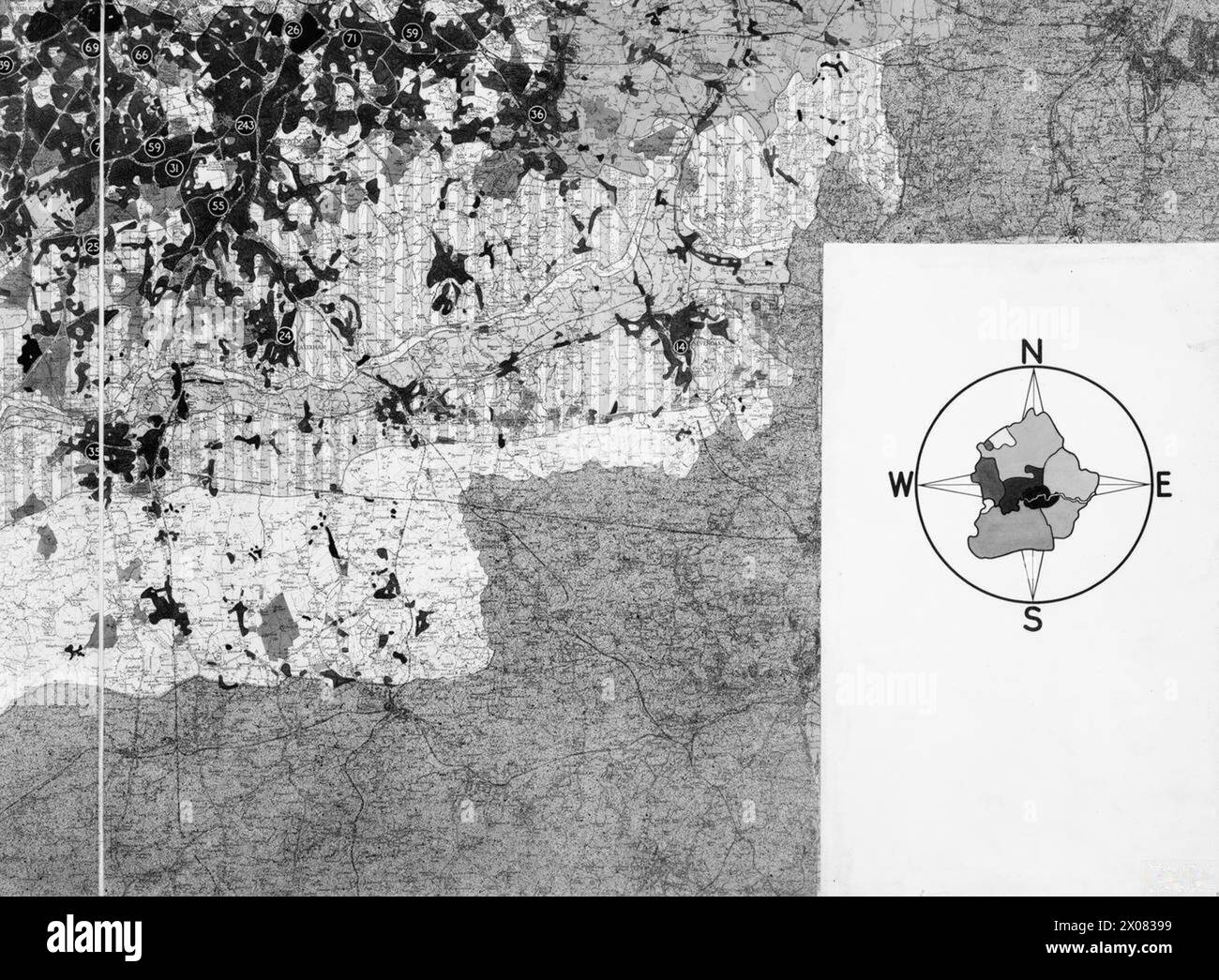 Map of britain 1939 hi-res stock photography and images - Alamy