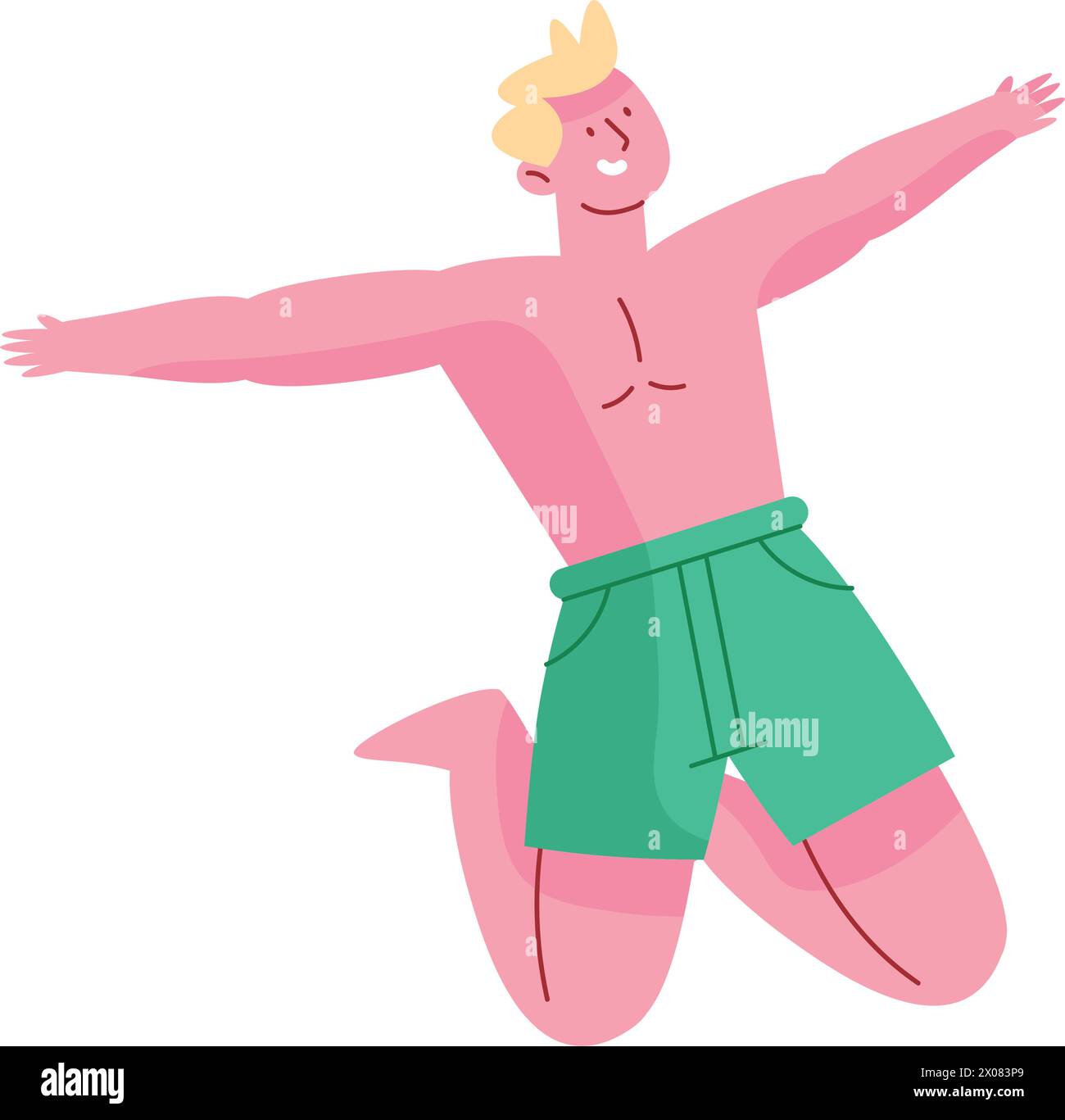 summer party man Stock Vector Image & Art - Alamy