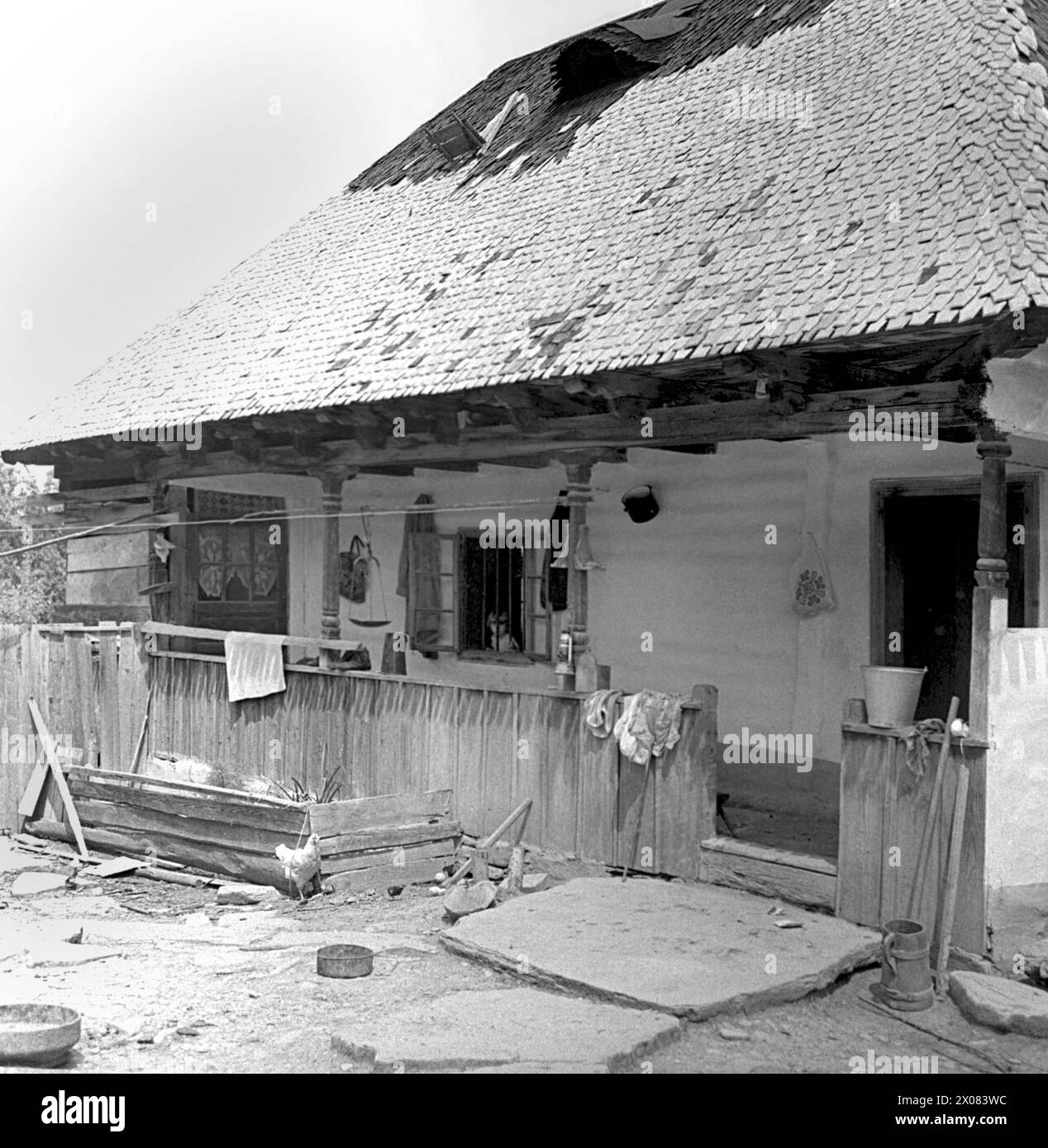 Socialist Republic of Romania in the 1970s. People living in poverty ...