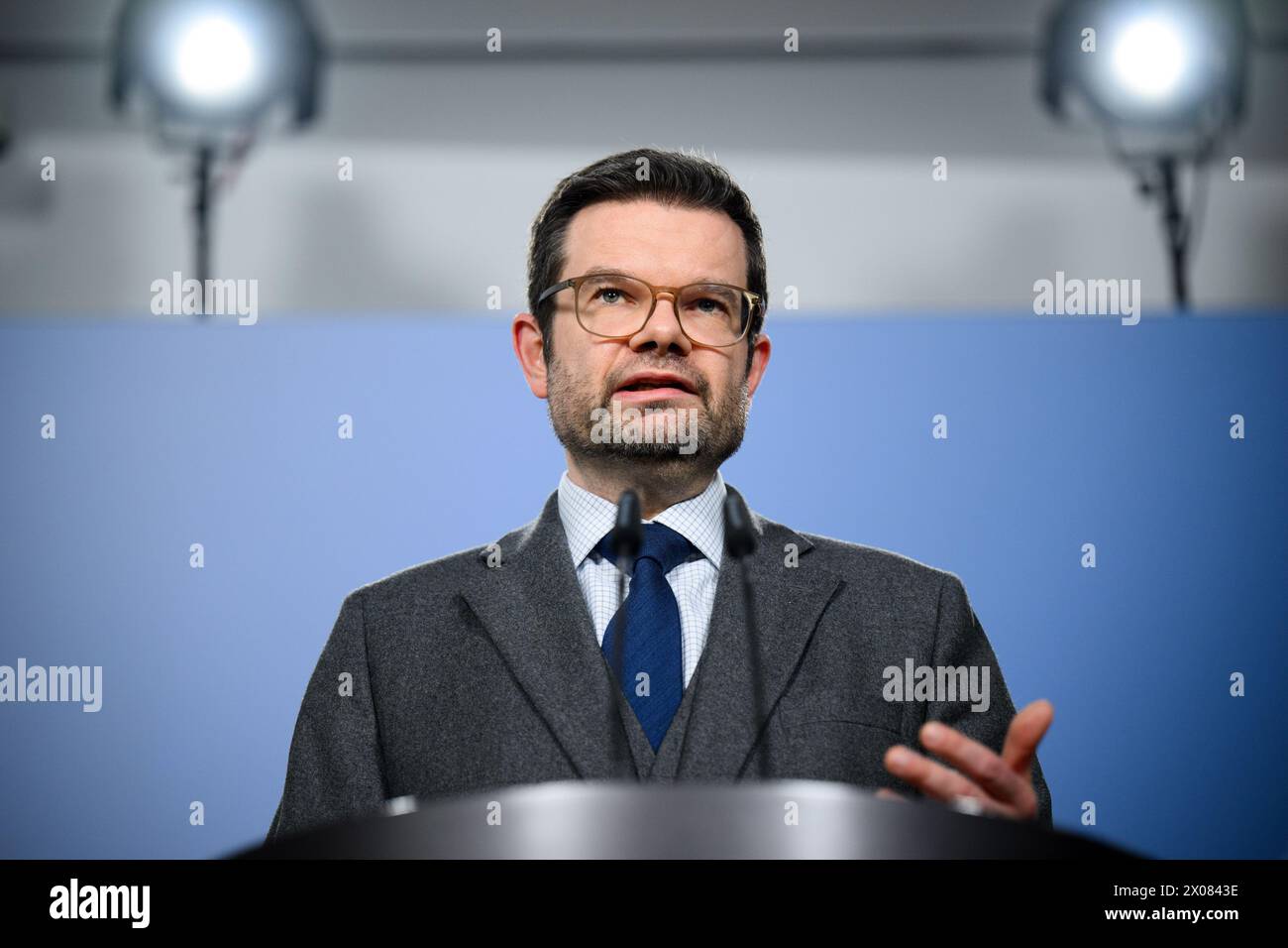 Berlin, Germany. 10th Apr, 2024. Marco Buschmann (FDP), Federal ...