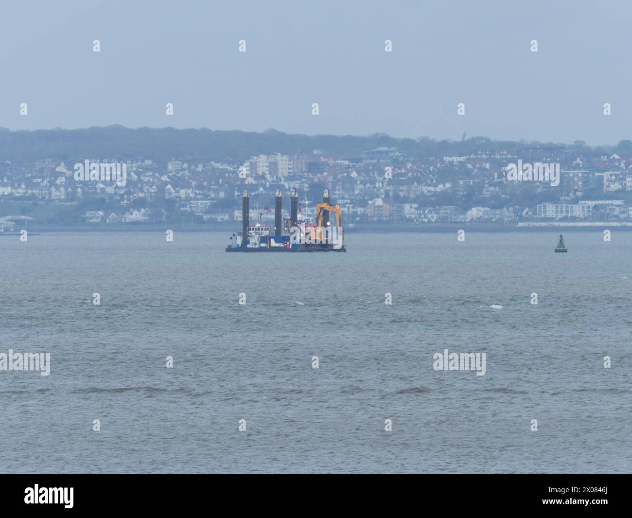 Sheerness, Kent, UK. 10th Apr, 2024. The NeuConnect Interconnector ...