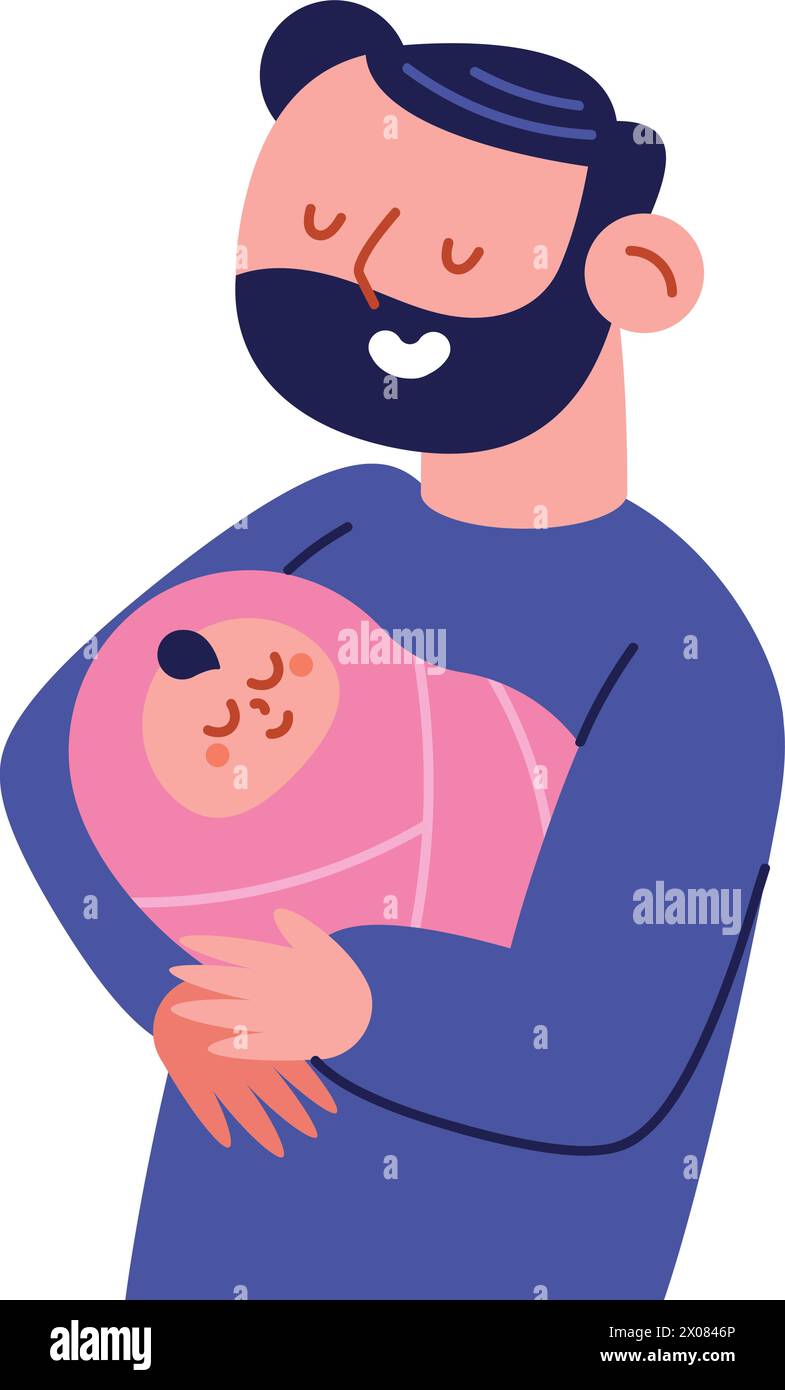 Dad baby birthday Cut Out Stock Images & Pictures - Alamy