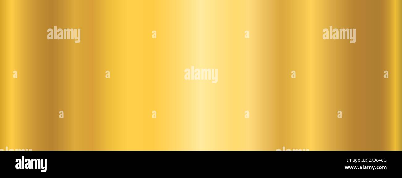 Metallic gold gradient. A banner with a metallic gradient texture Stock ...