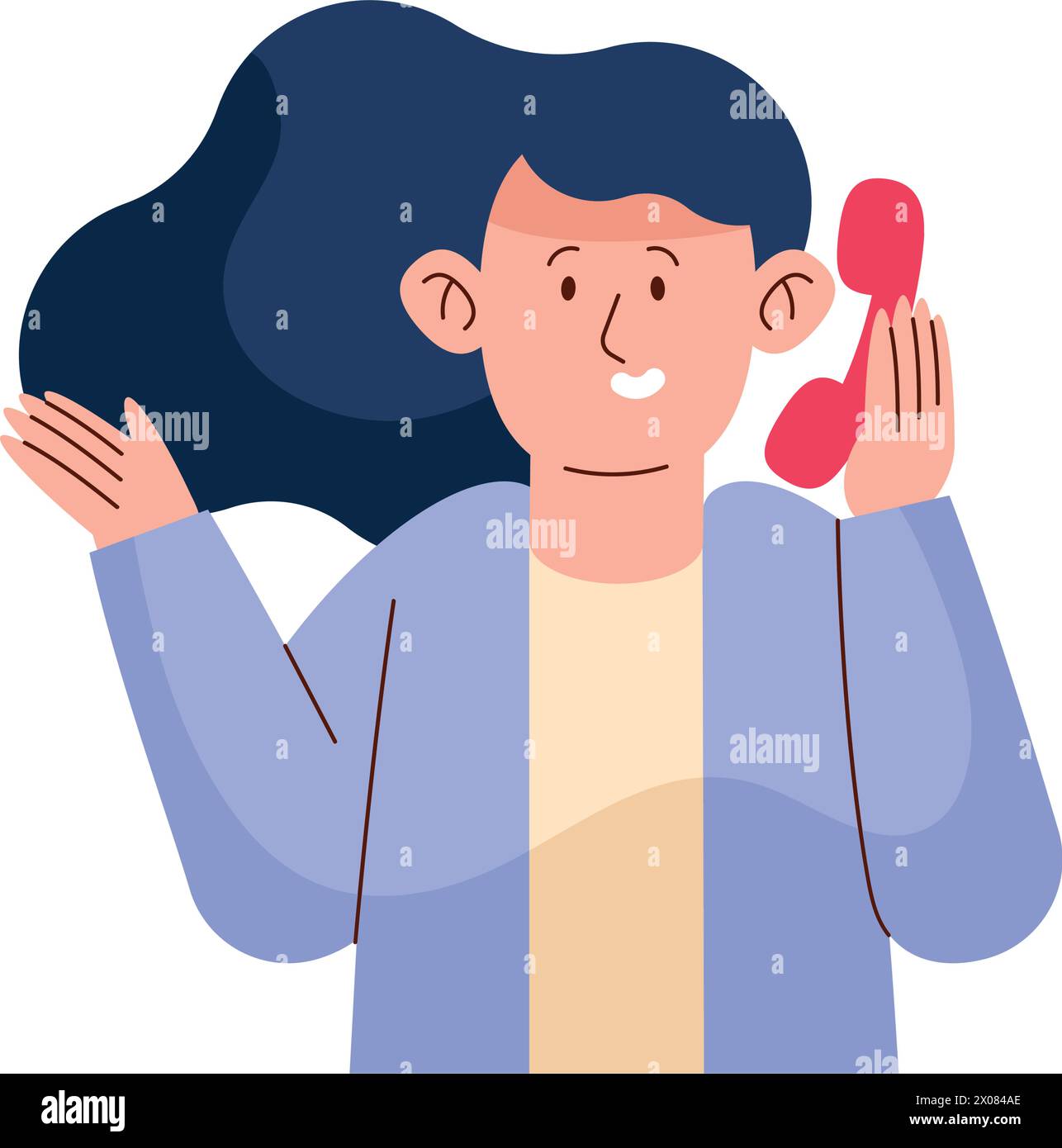 customer support center illustration vector Stock Vector Image & Art ...