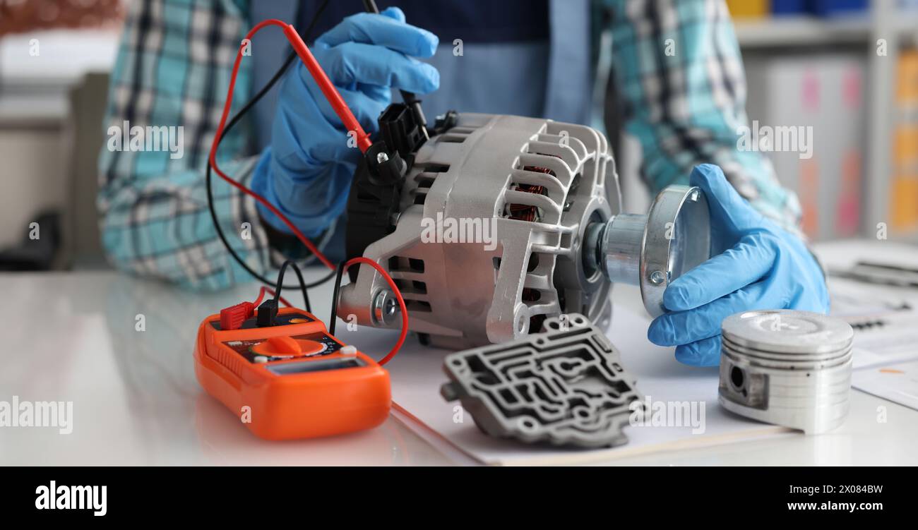 Car alternator repair test copper hi-res stock photography and images ...