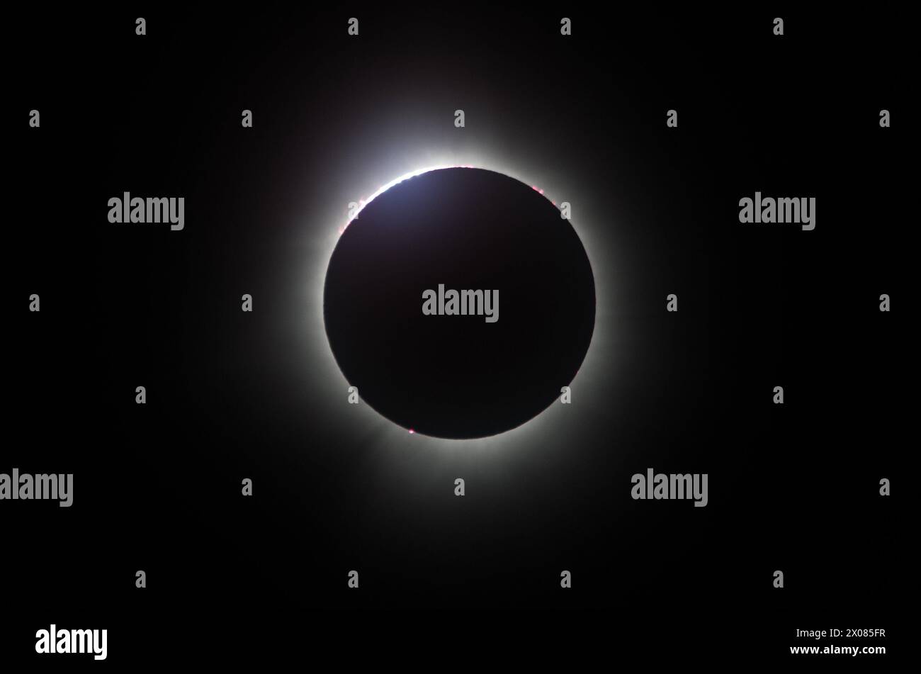 Solar Total Eclipse 2024 from Plattsburgh New York Stock Photo - Alamy
