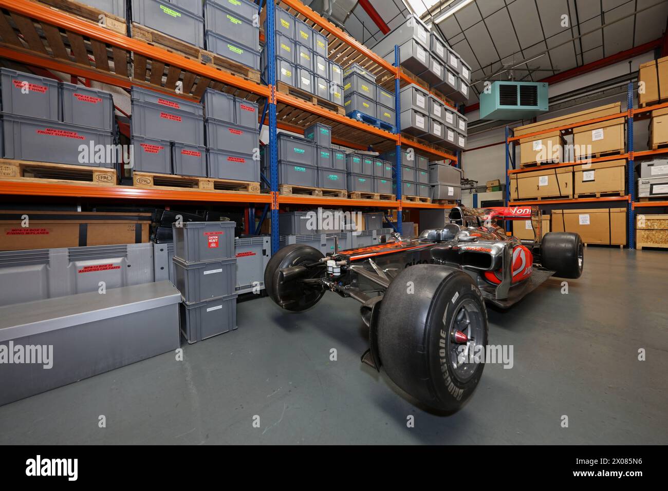 McLaren Formula One Heritage Centre Stock Photo - Alamy