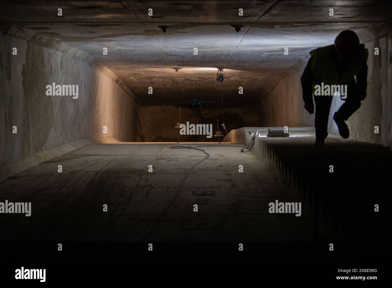 Jetetice, Czech Republic. 10th Apr, 2024. Construction of new ...