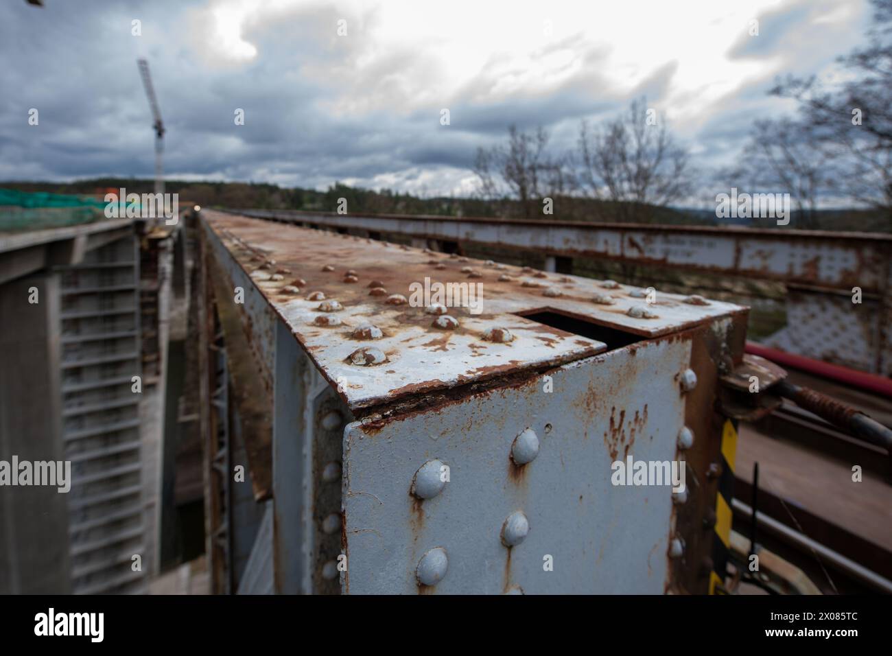Jetetice, Czech Republic. 10th Apr, 2024. Construction of new ...