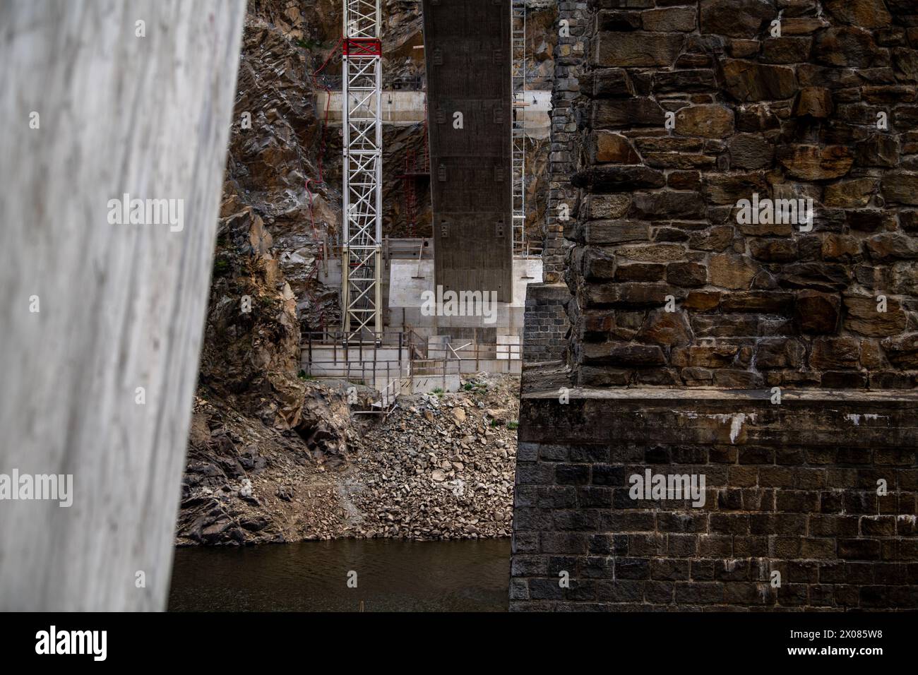 Jetetice, Czech Republic. 10th Apr, 2024. Construction of new ...