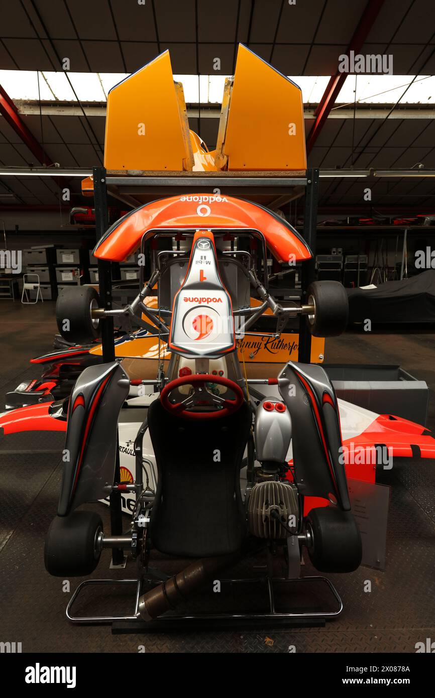 McLaren Formula One Heritage Centre - Lewis Hamilton's Go-Kart Stock ...