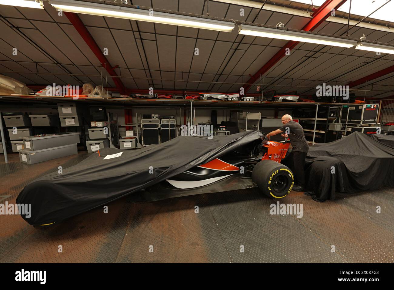 McLaren Formula One Heritage Centre Stock Photo - Alamy