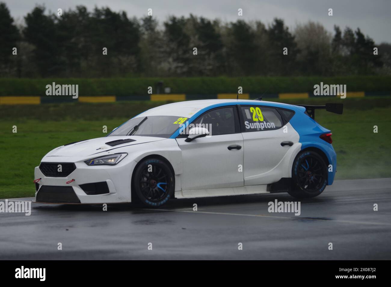 Dalton on Tees, 10 April 2024. Scott Sumpton driving a Cupra Leon for ...