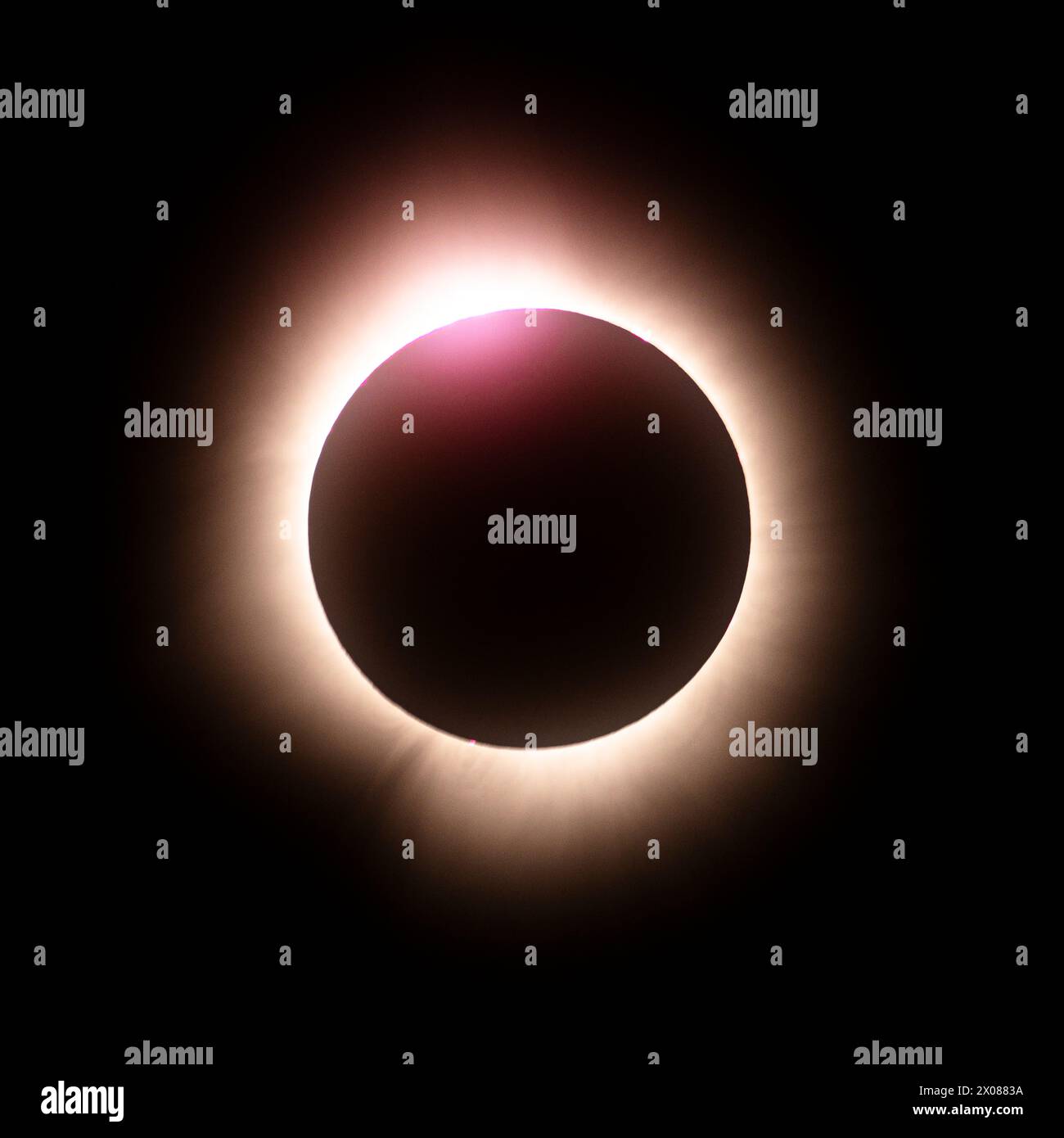 Total solar eclipse viewed in Highgate Springs, Vermont April 8, 2024 ...