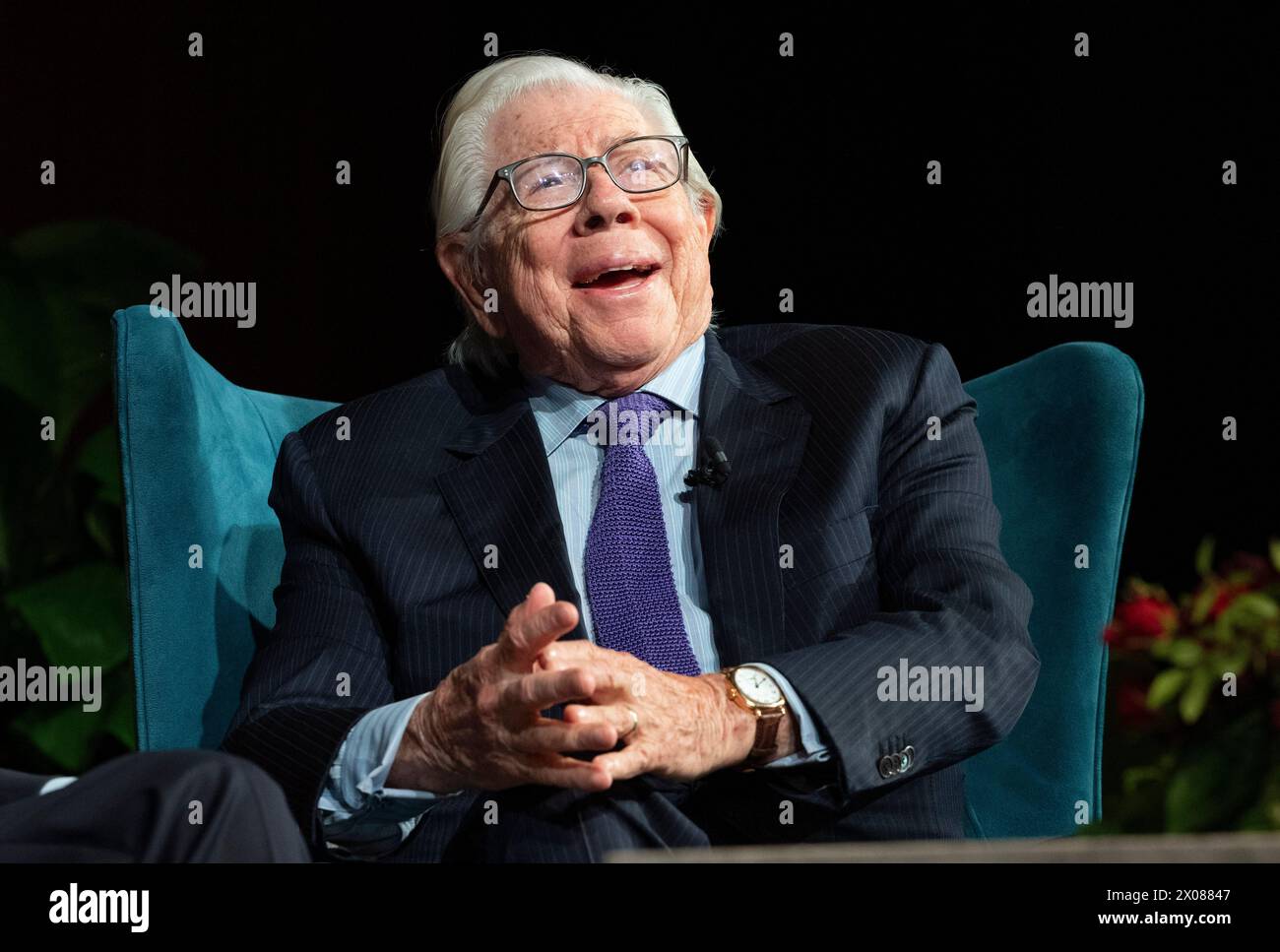 Austin, Tx, USA. 9th Apr, 2024. Legendary former Washington Post ...