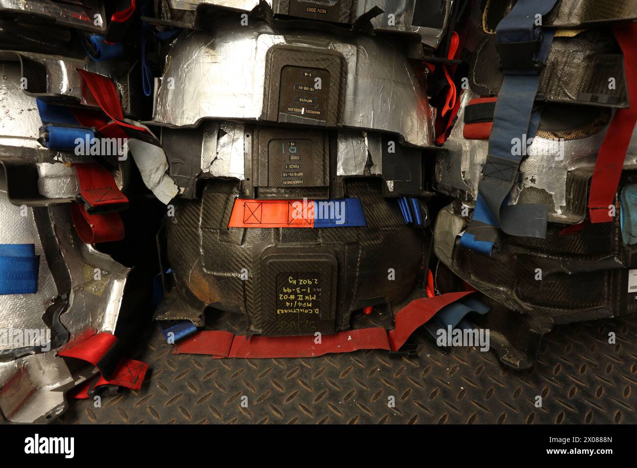 McLaren Formula One Heritage Centre, Drivers Seats Stock Photo - Alamy