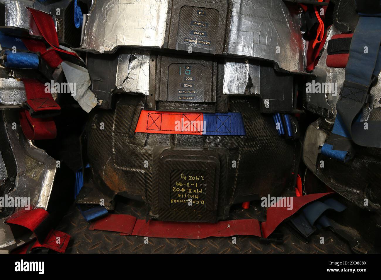 McLaren Formula One Heritage Centre, Drivers Seats Stock Photo - Alamy