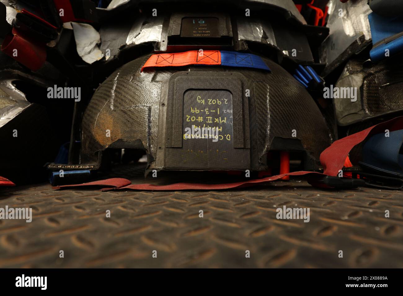 McLaren Formula One Heritage Centre, Drivers Seats Stock Photo - Alamy