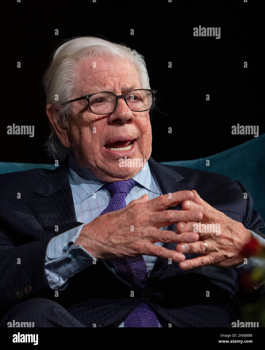 Austin, Tx, USA. 9th Apr, 2024. Legendary former Washington Post ...