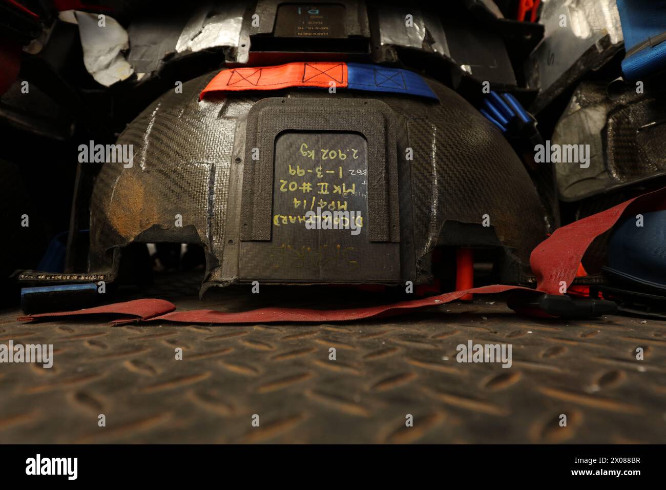 McLaren Formula One Heritage Centre, Drivers Seats Stock Photo - Alamy