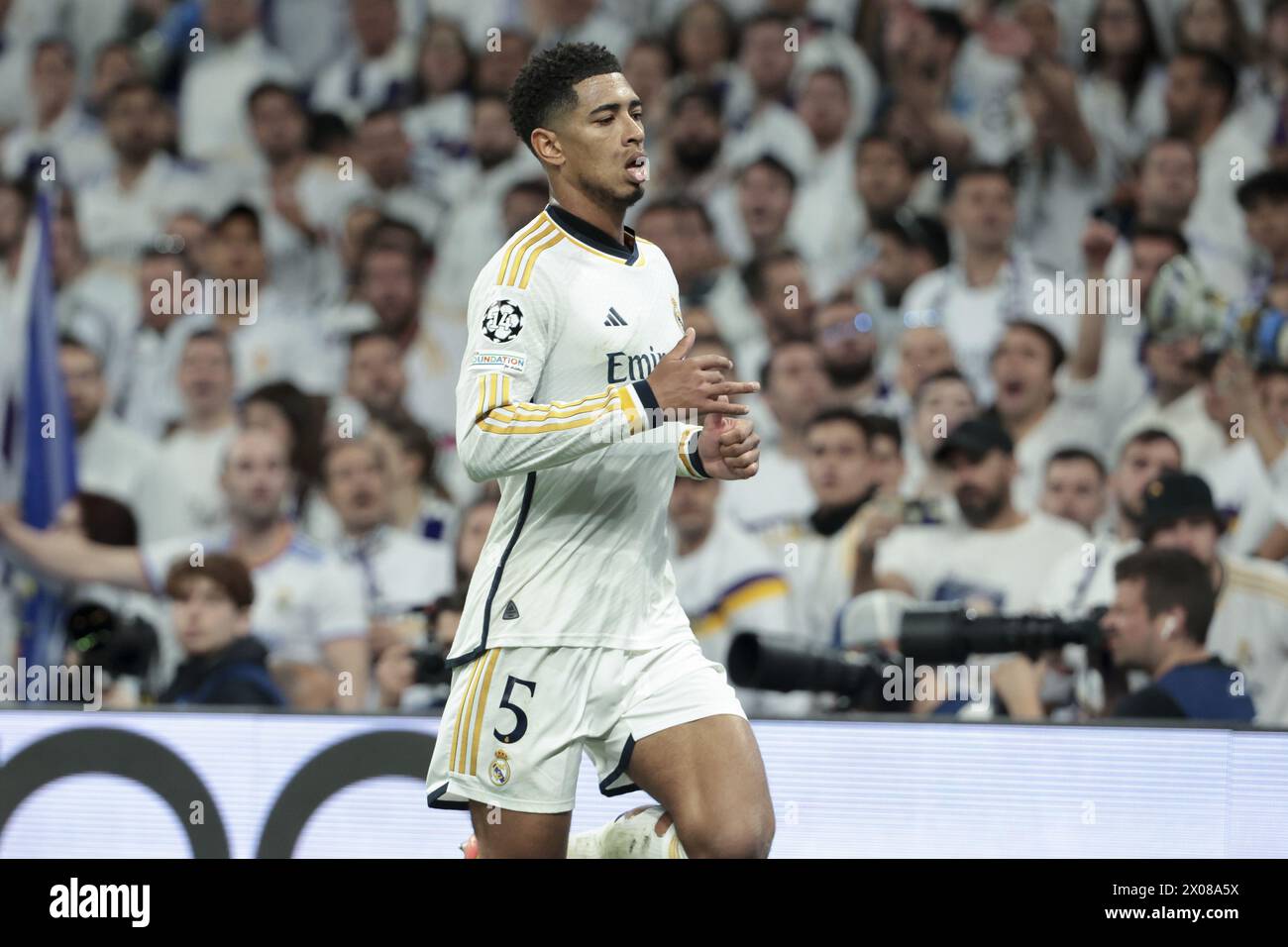 Jude Bellingham of Real Madrid during the UEFA Champions League ...