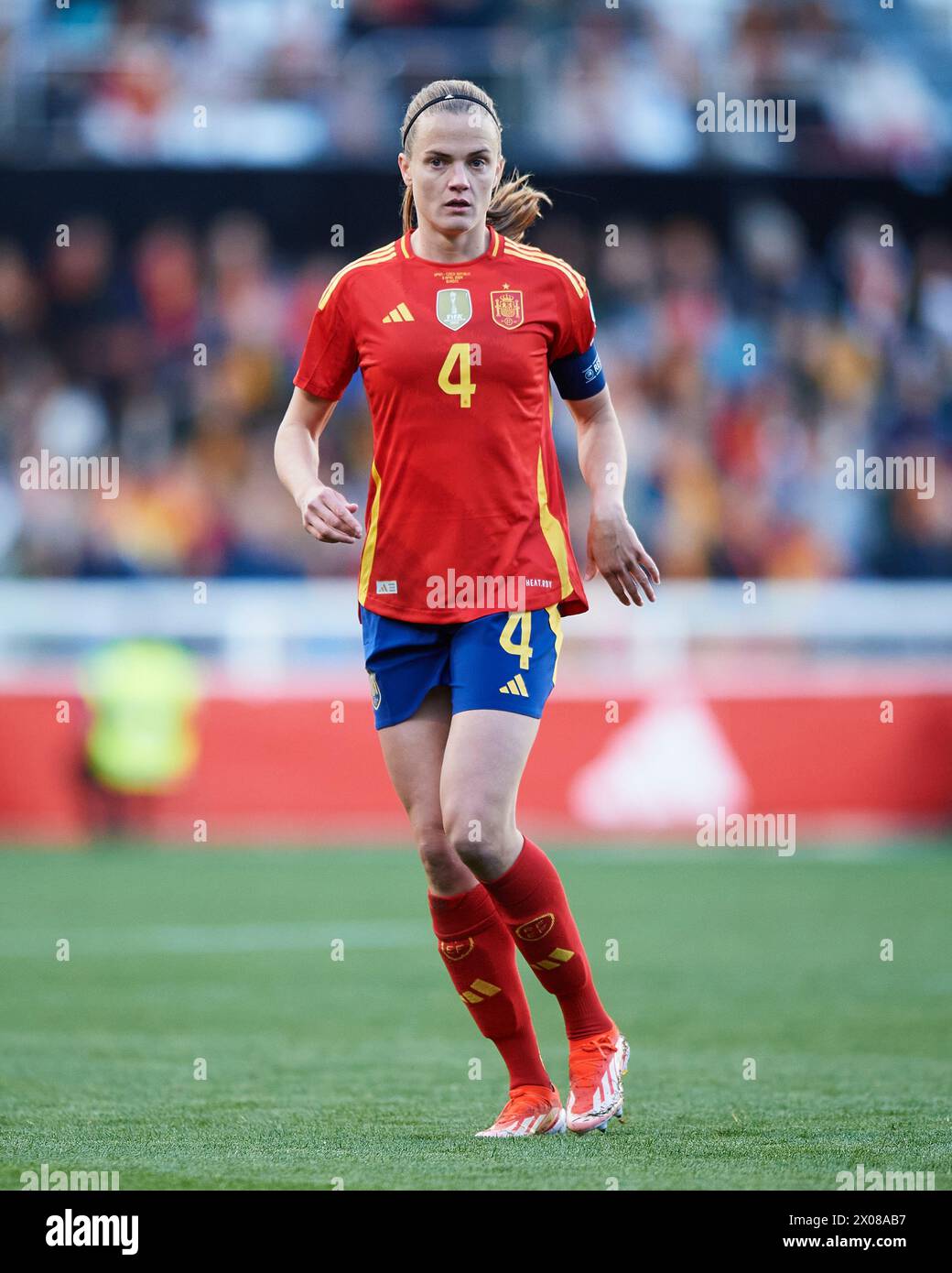 Irene Paredes of Spain looks on during the UEFA Women's EURO Qualifier ...
