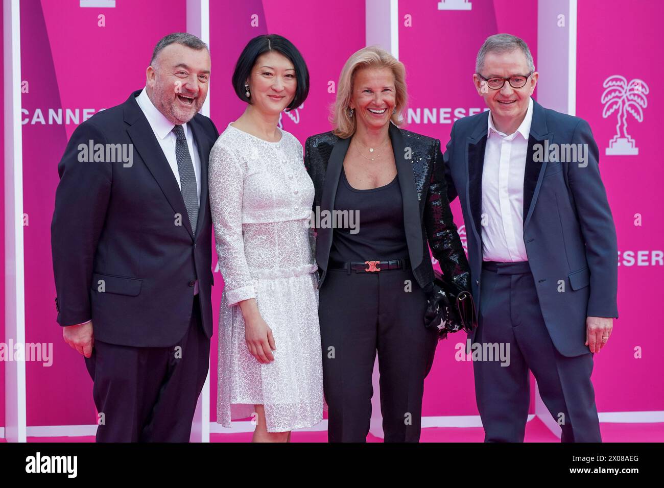 Gerald Brice Viret, Fleur Pellerin, Iris Knobloch, Benoit Louvet attend ...
