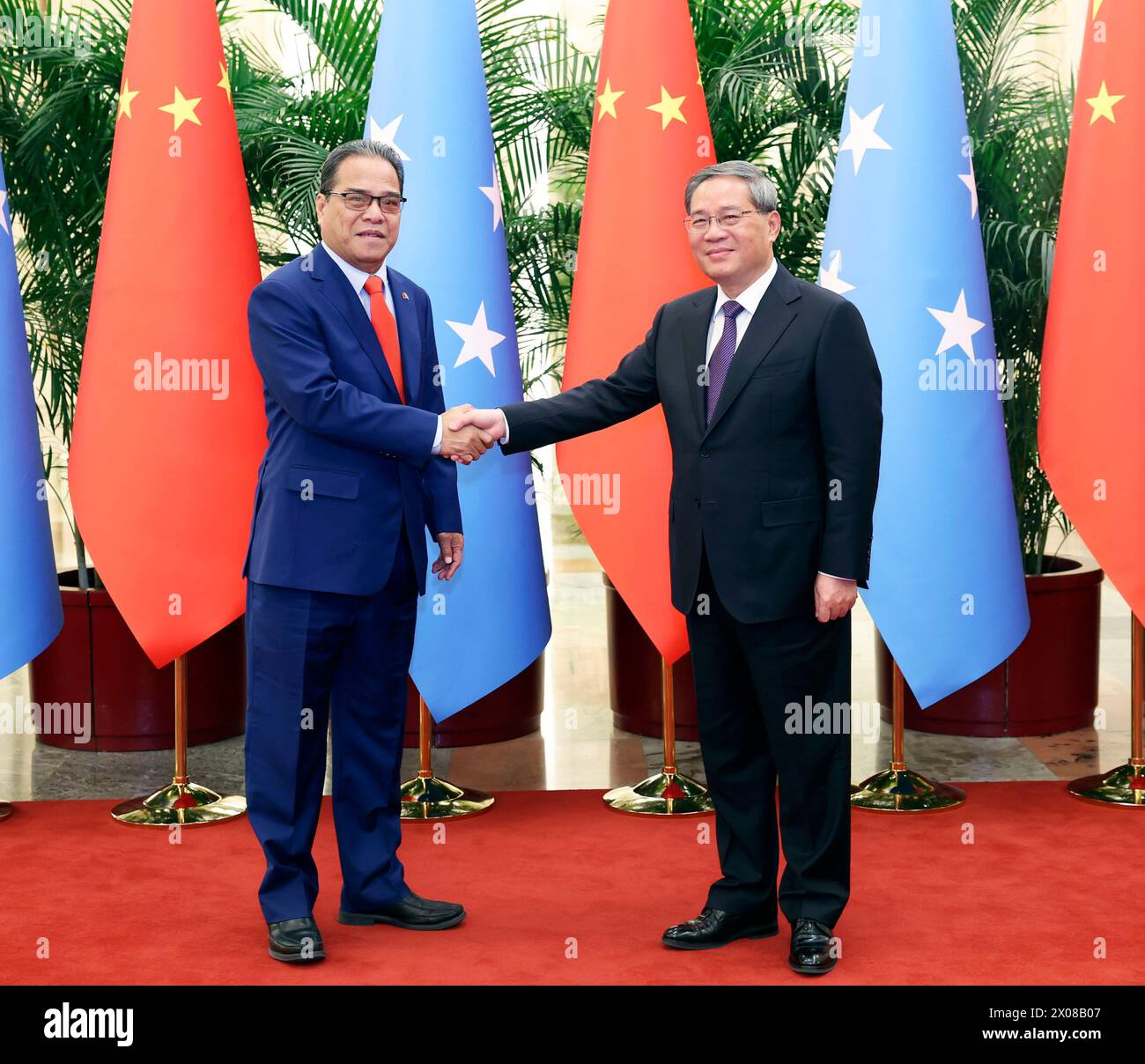 Beijing, China. 10th Apr, 2024. Chinese Premier Li Qiang meets with ...
