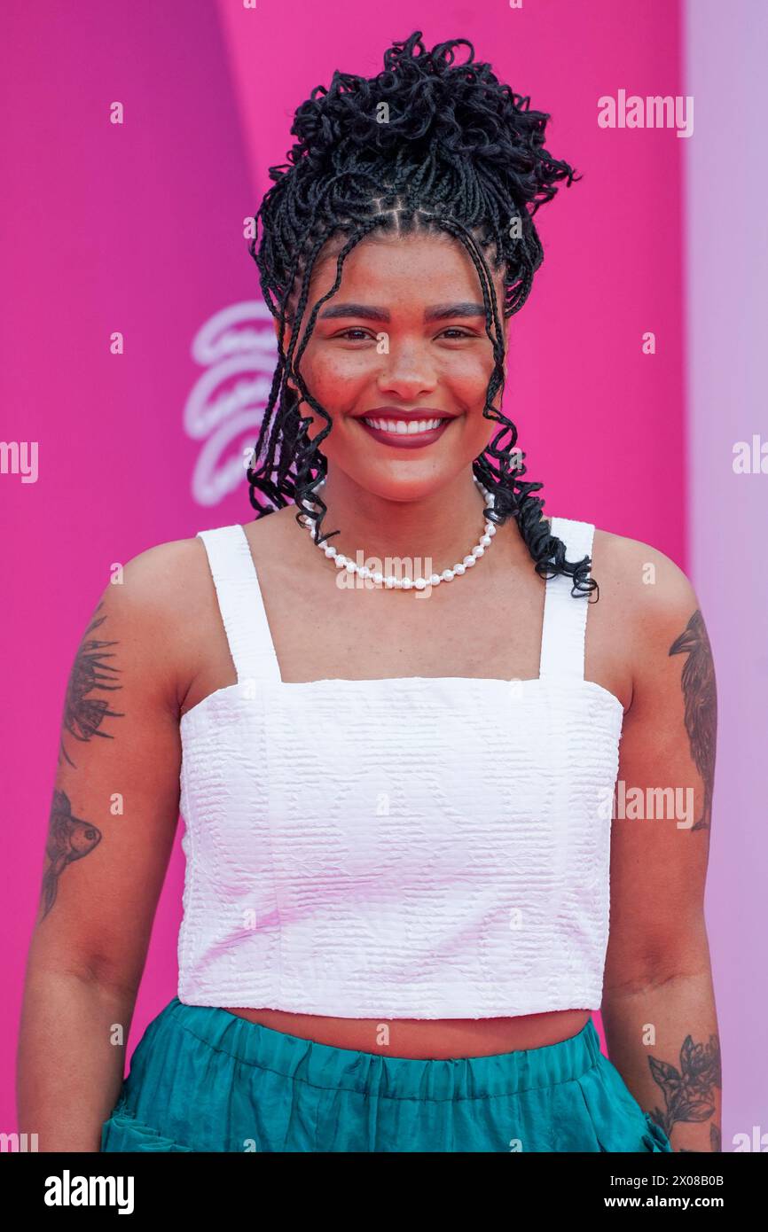 Laureen attend the Pink Carpet on opening ceremony of the 7th ...