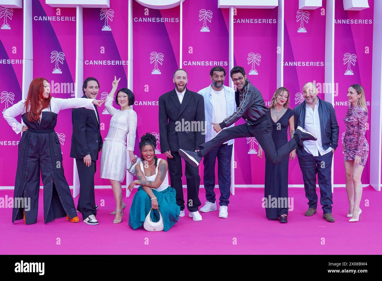 Alexandra Roth, Samuel Djian Bambi, President of Canneseries, Fleur ...