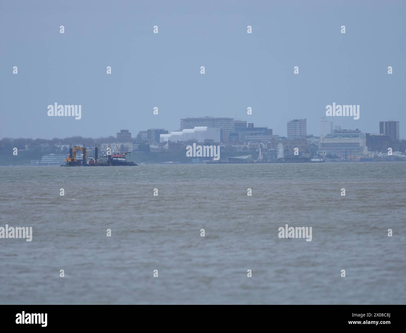 Sheerness, Kent, UK. 10th Apr, 2024. The NeuConnect Interconnector ...