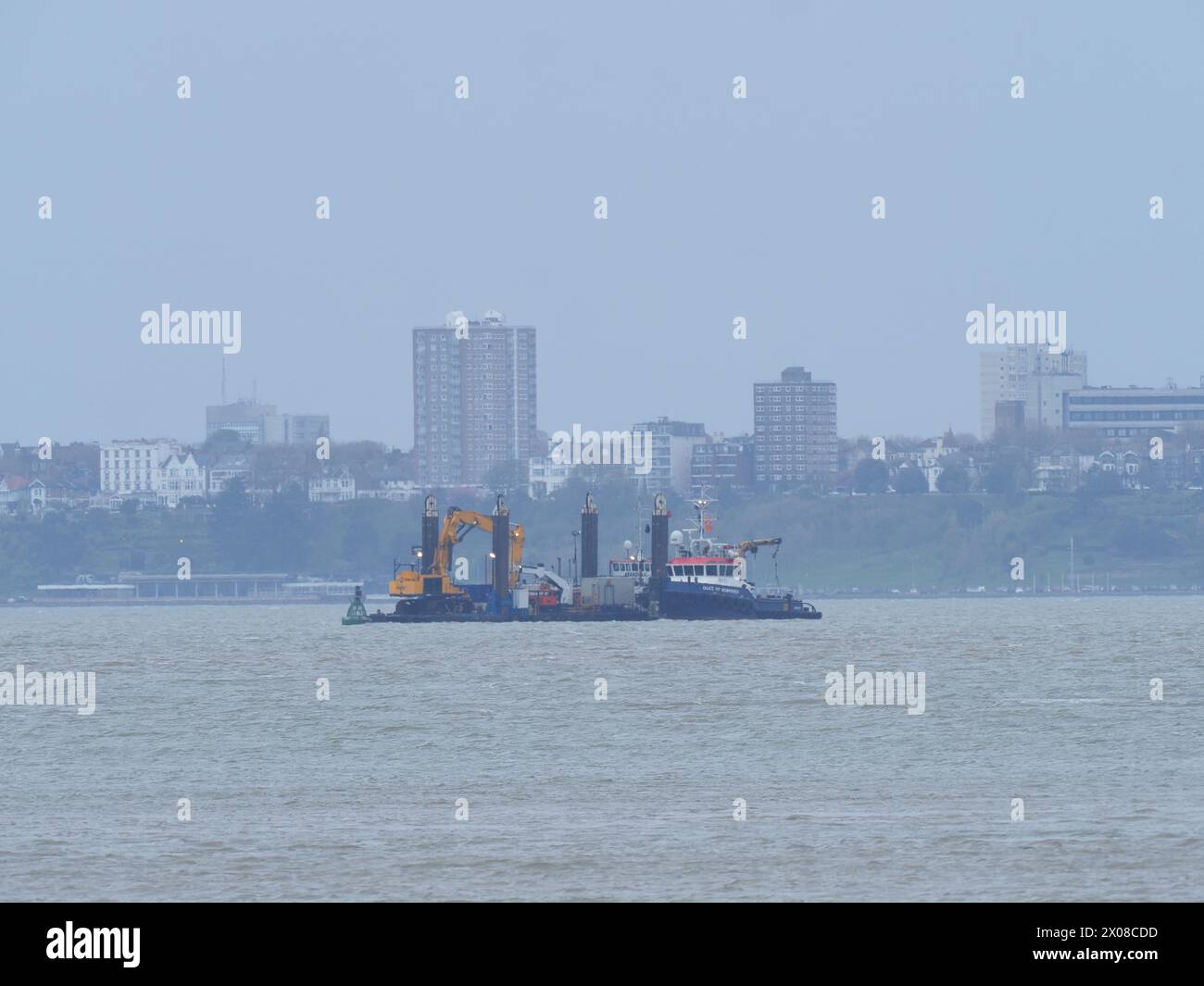 Sheerness, Kent, UK. 10th Apr, 2024. The NeuConnect Interconnector ...