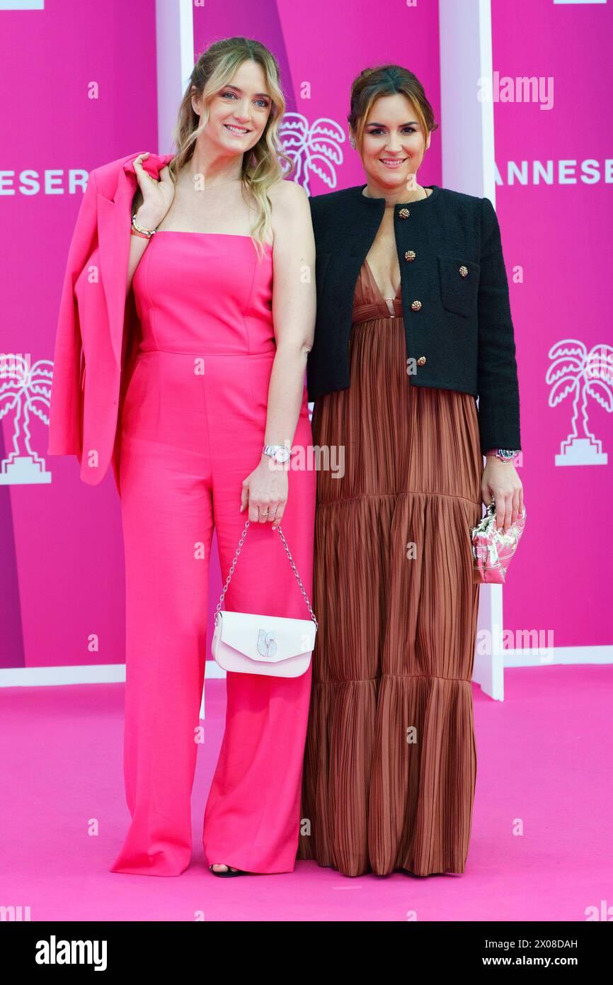 Dorothée Pousséo, Kelly Marot attend the Pink Carpet on Day Five of the ...