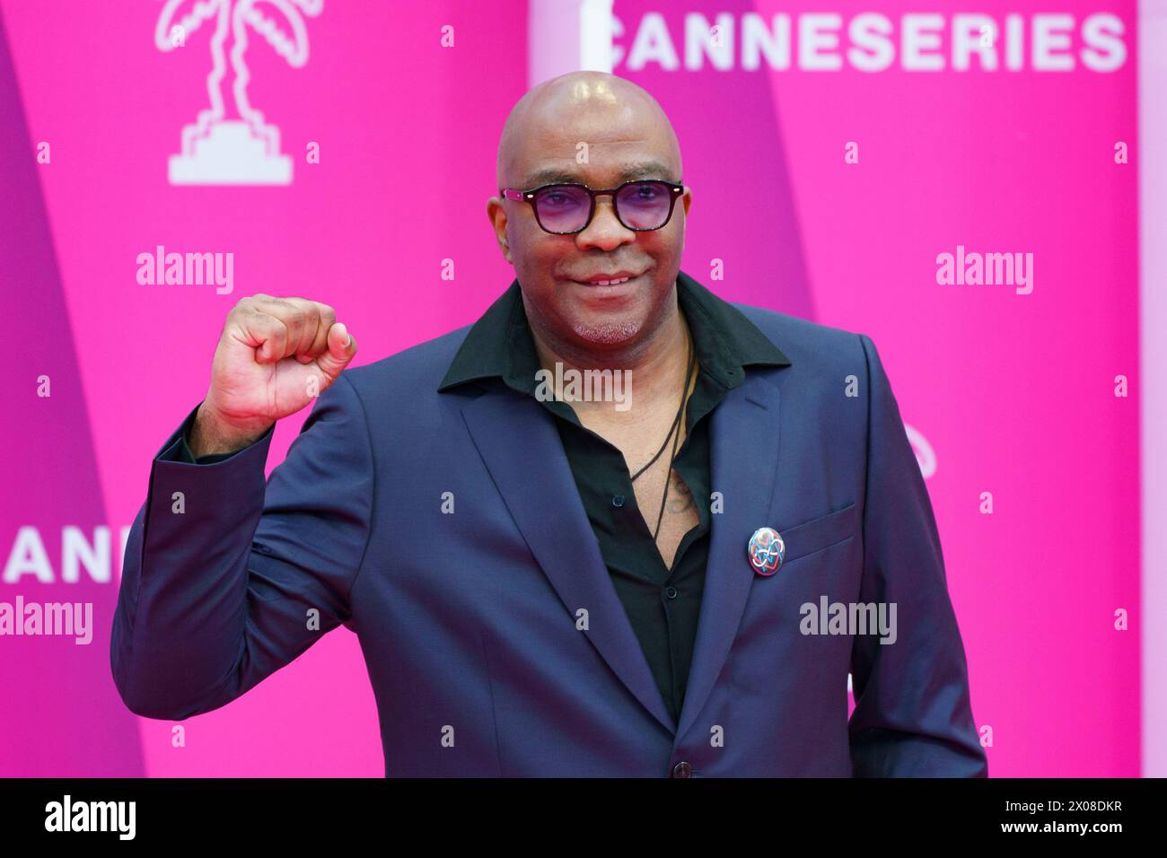 Manu Key attend the Pink Carpet on Day Five of the 7th Canneseries ...