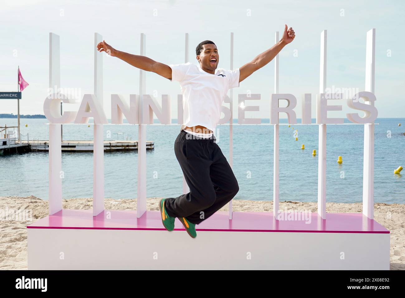 Erwan Konate attend the "Champions" Photocall during the 7th ...