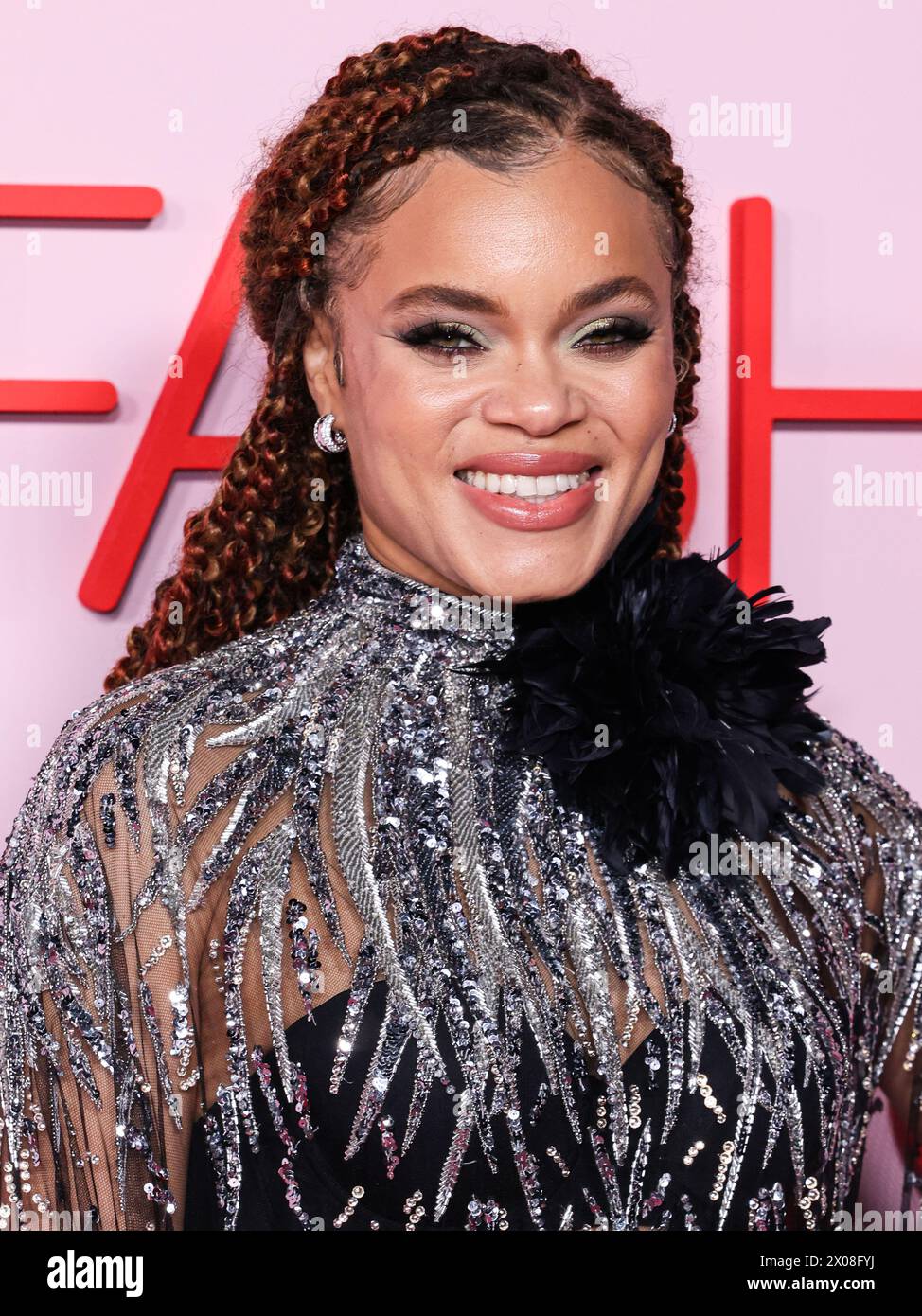 BEVERLY HILLS, LOS ANGELES, CALIFORNIA, USA - APRIL 09: Andra Day ...